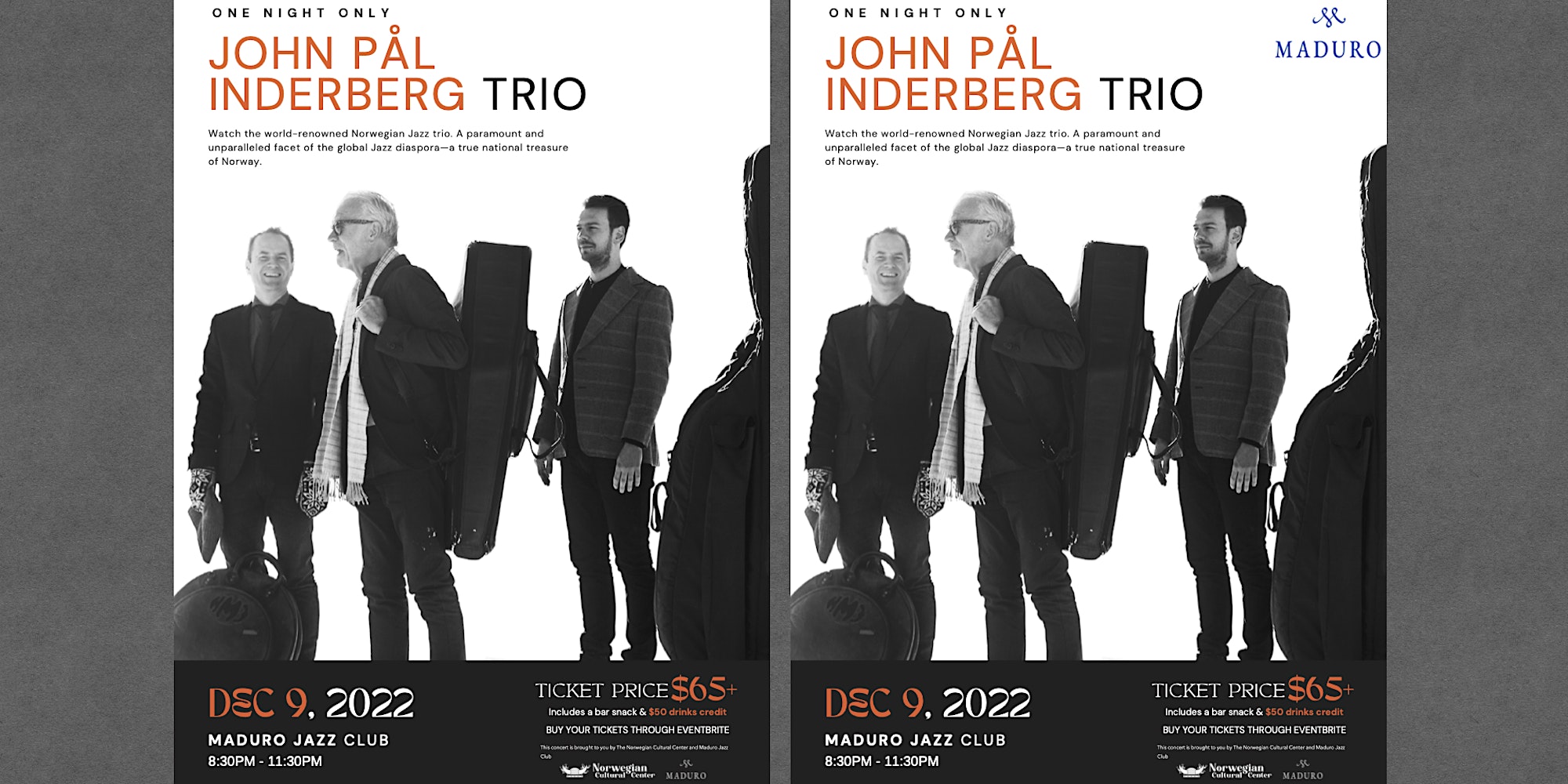 A One Night Only Special ft. John Pål Inderberg Trio | Live