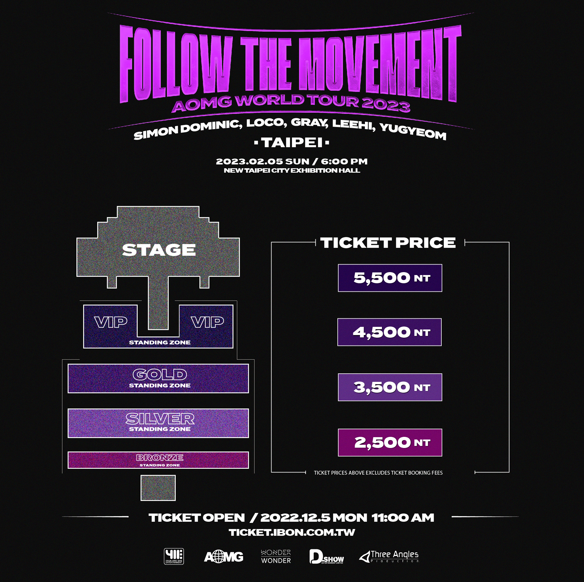 AOMG 2023 AOMG World Tour 2023 Follow The Movement Taipei