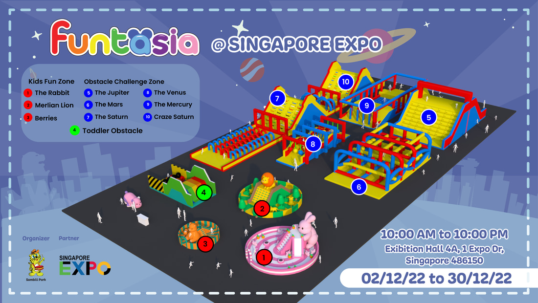 Funtasia | 充气主题乐园 | 新加坡博览中心