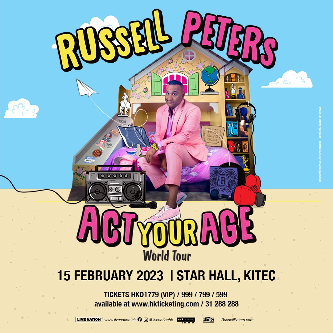 Russell Peters Act Your Age World Tour Hong Kong KITEC
