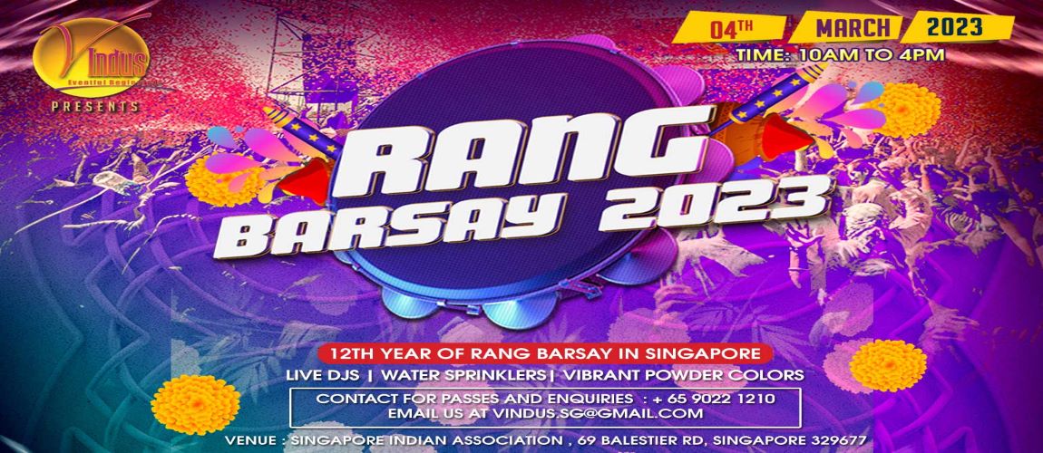 RANG BARSAY 2023 | Singapore Indian Association