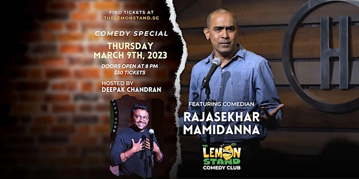 Rajasekhar Mamidanna | 9th March 2023 at The Lemon Stand