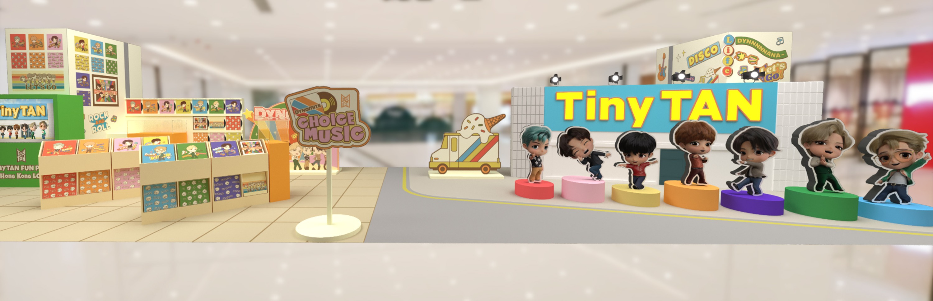 BTS Character TinyTAN FUN PARK Hong Kong LCX｜Exhibition