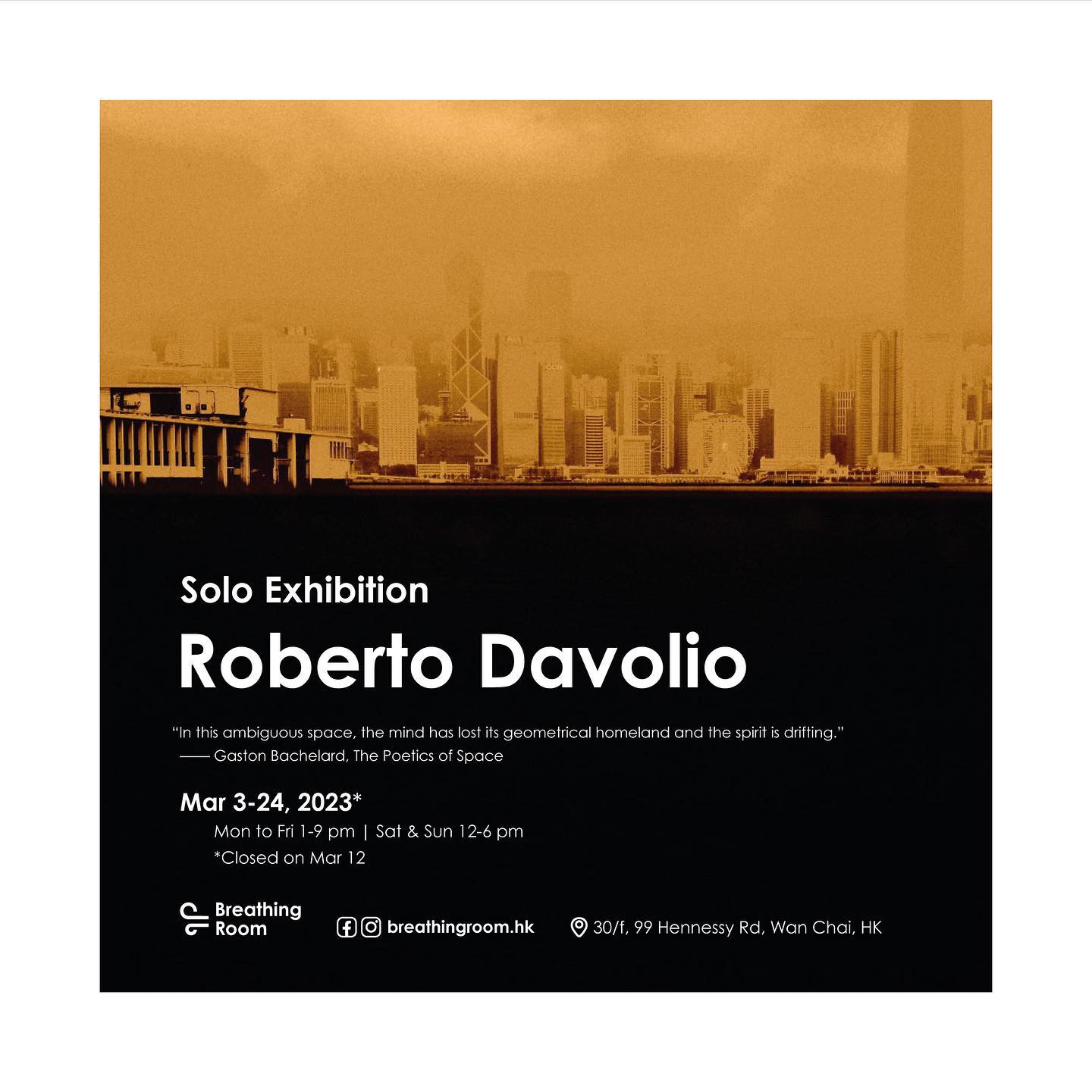 Roberto Davolio Solo Exhibition