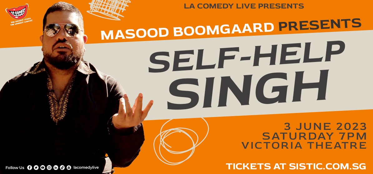 LA Comedy Live Presents Masood Boomgaard Self-Help Singh
