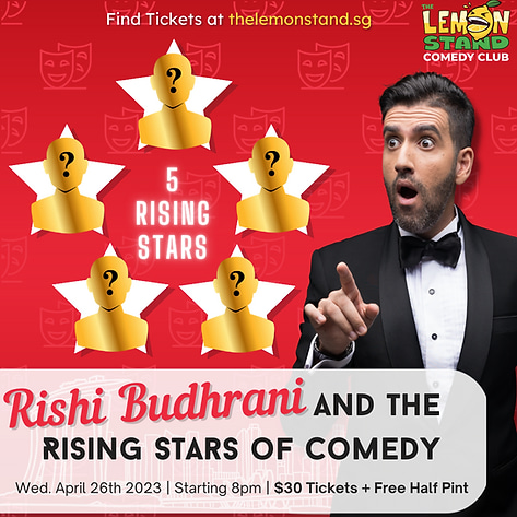 Rishi Budhrani | 26th April 2023 at The Lemon Stand | Comedy