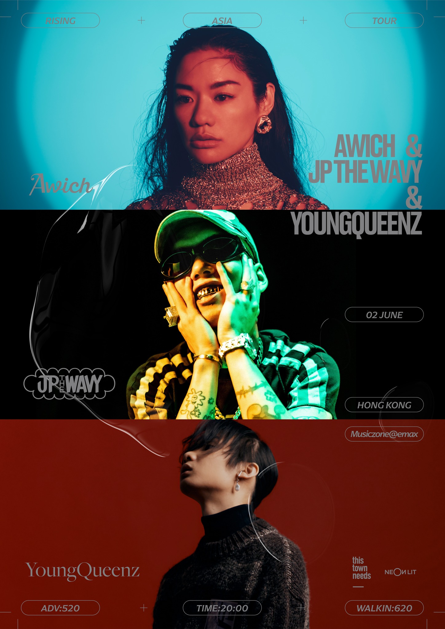 AWICH x JP THE WAVY RISING ASIA TOUR LIVE IN HONG KONG