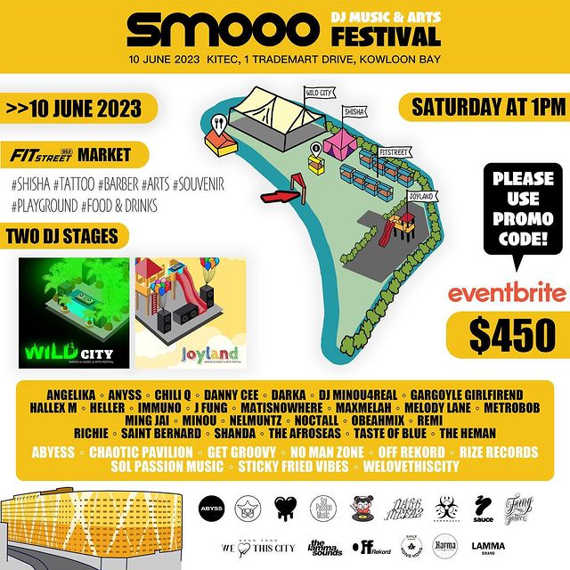 SMOOO DJ MUSIC & ARTS FESTIVAL 2023｜KITEC