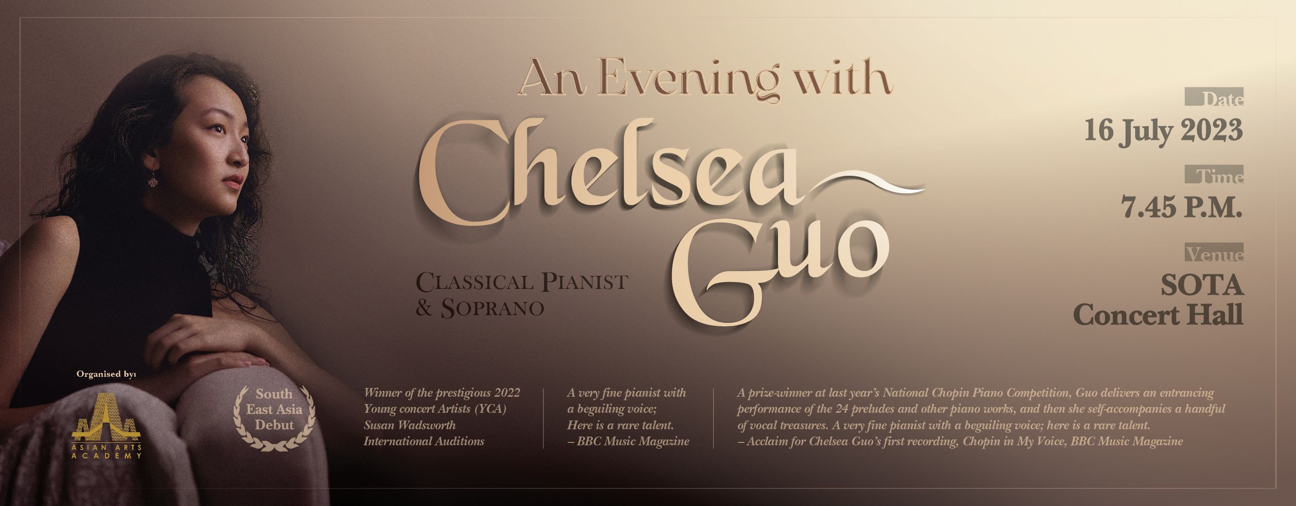 An Evening with Chelsea Guo | Concert