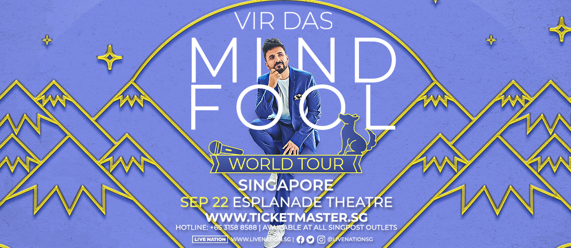 Vir Das: Mind Fool Tour in Singapore |Comedy Show |Esplanade