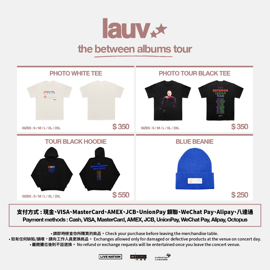 lauv the between albums tour in hong kong | AsiaWorld-Expo
