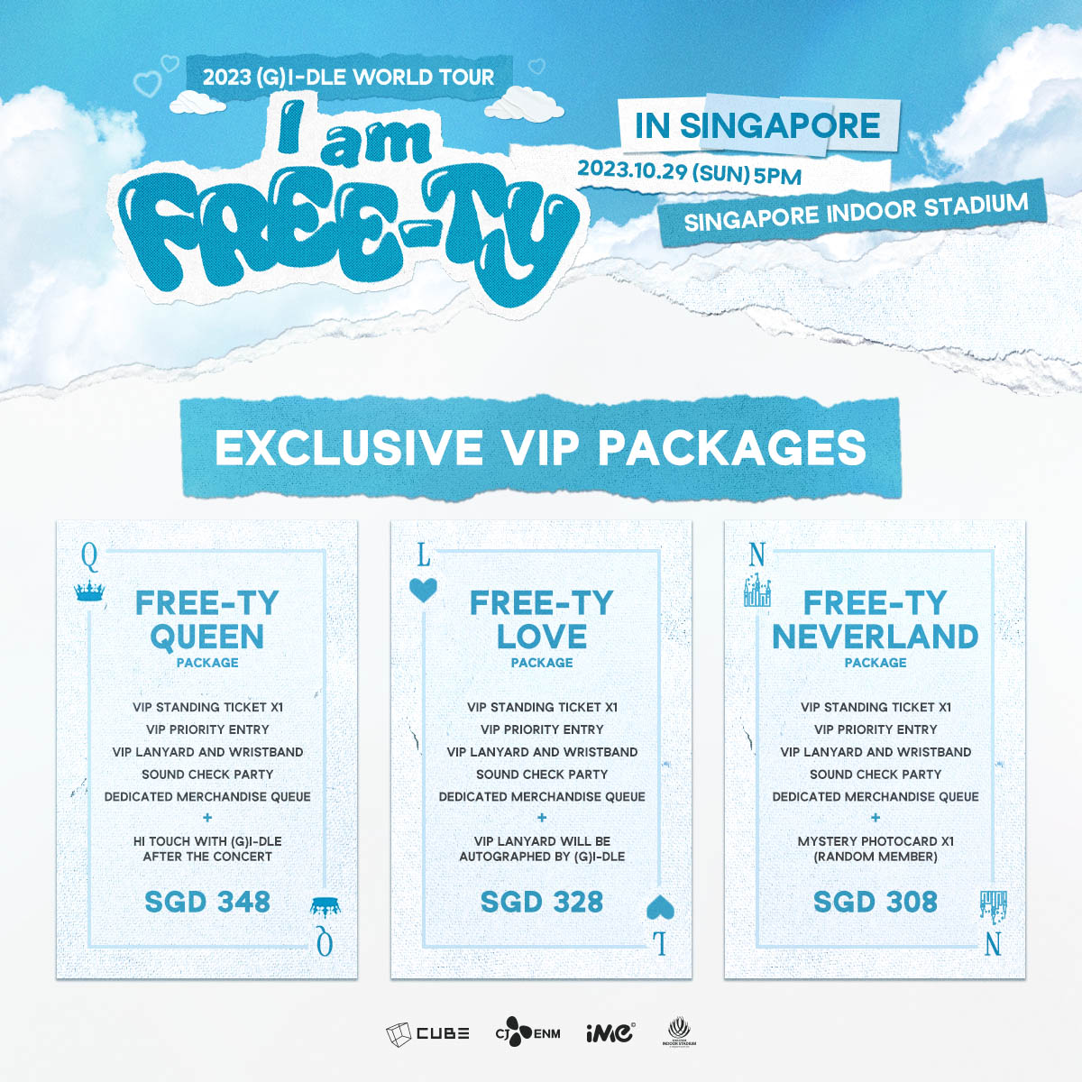 2023 (G)I-DLE 世界巡回演唱会 [I am FREE-TY] 新加坡站 | 新加坡室内体育馆