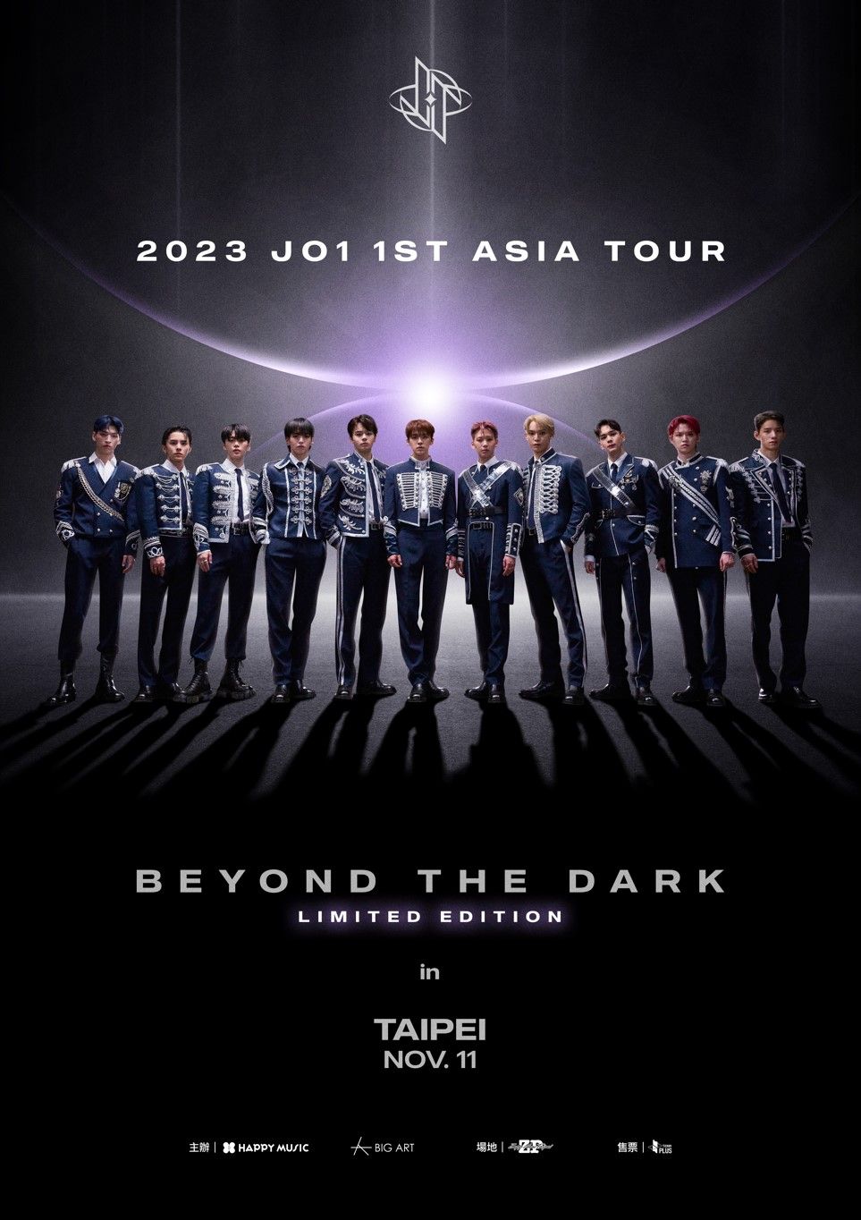 JO1台北演唱會2023｜1ST ASIA TOUR “BEYOND THE DARK” LIMITED EDITION