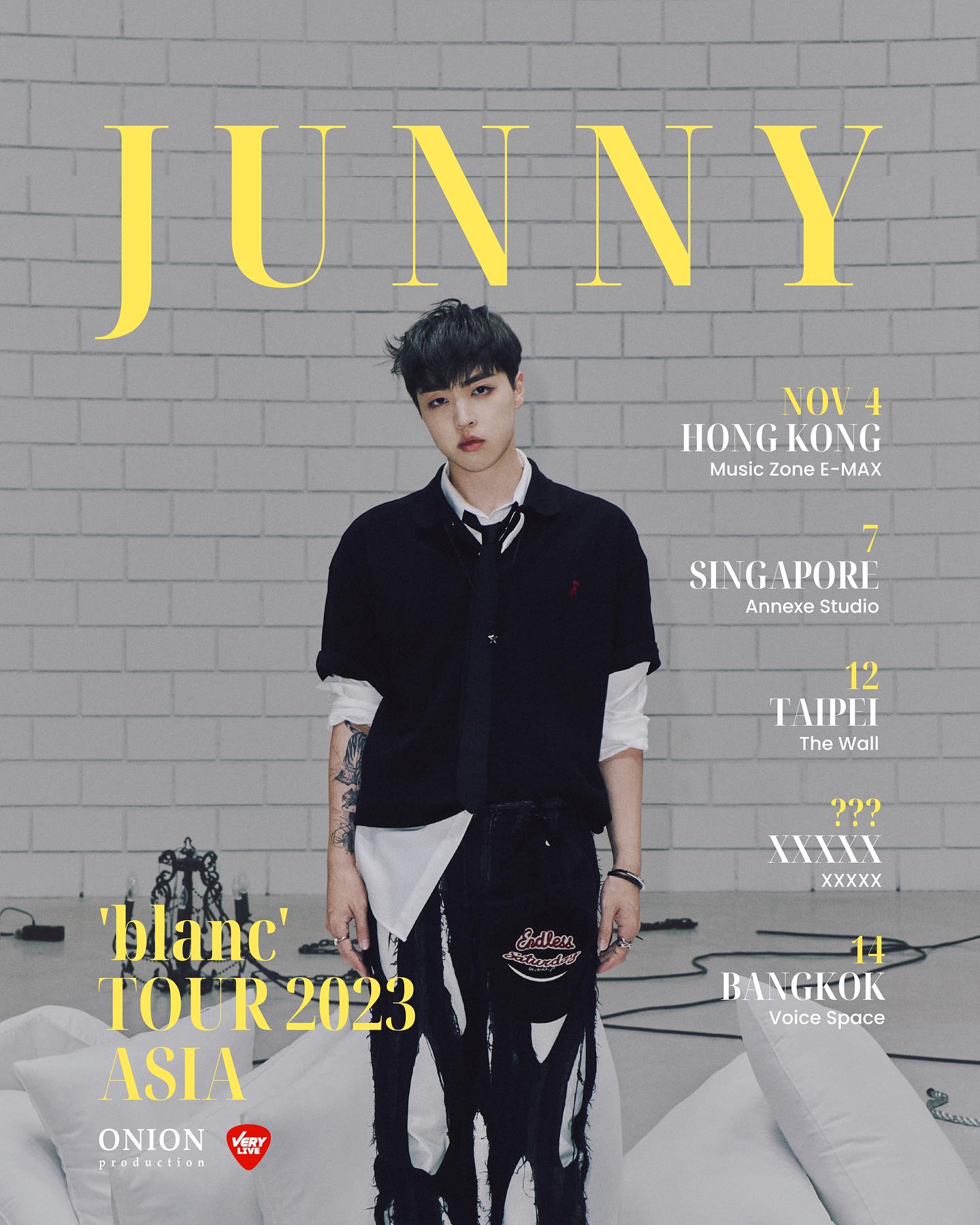 JUNNY 'blanc' ASIA TOUR 2023 IN SINGAPORE | Concert | Esplanade