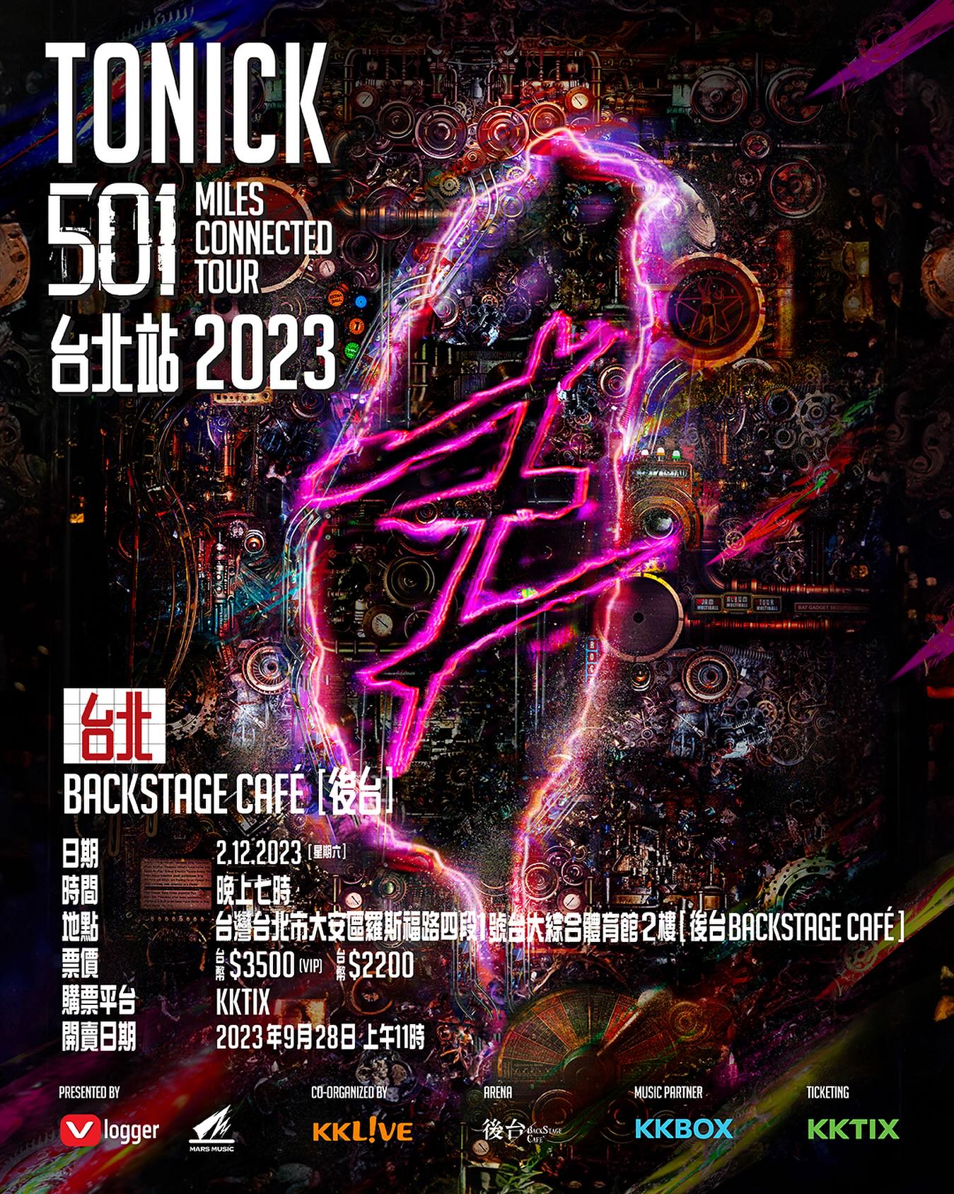 ToNick演唱會2023台北站｜ToNick “501” Miles Connected Tour 2023