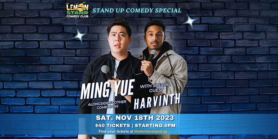 Ming Yue | November 18th at The Lemon Stand | Comedy