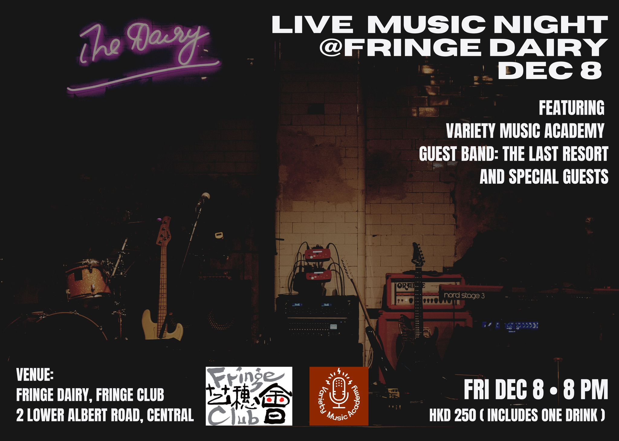 Live Music Show @Fringe Dairy | 音樂會 | 藝穗會