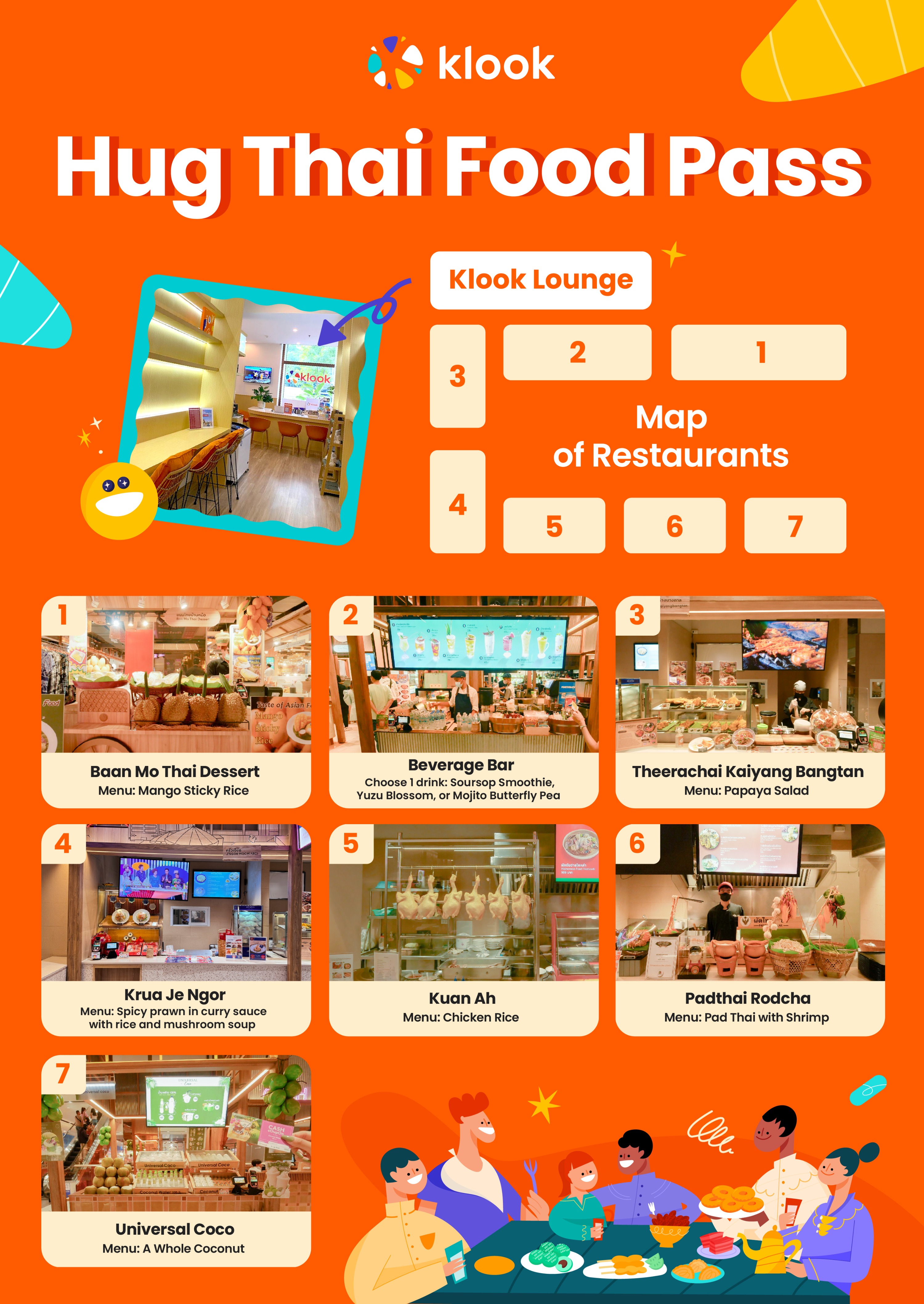 Seven-Dish Delight: Authentic Thai Food Experience at Hug Thai, Central ...