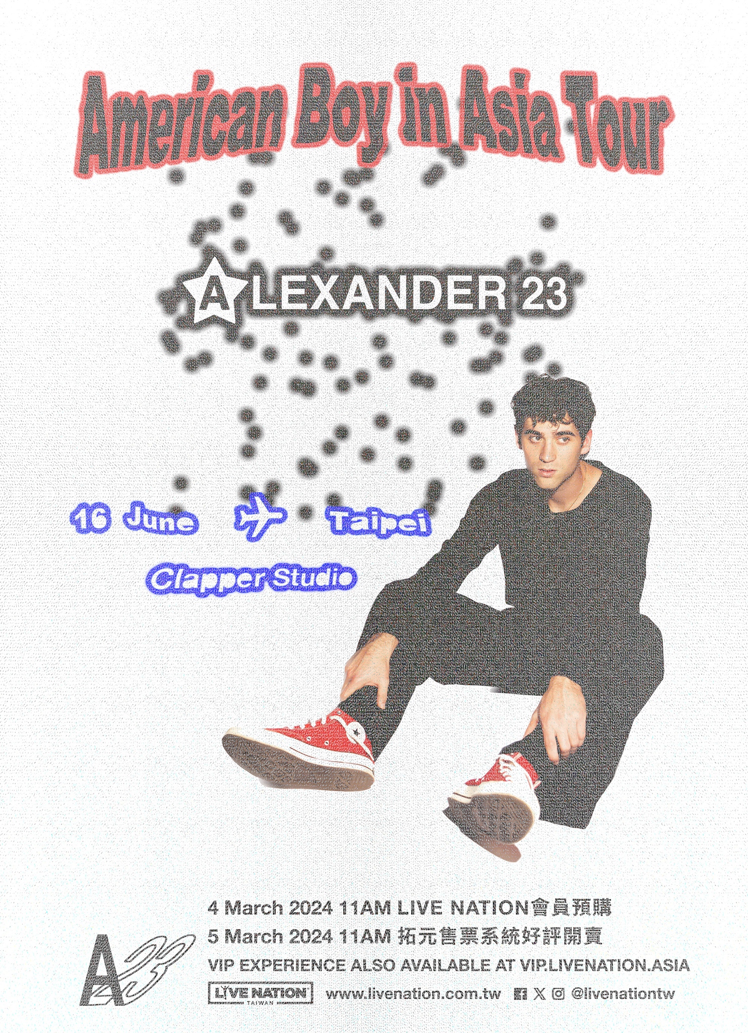 Alexander 23: 'American Boy in Asia' in Taipei｜Concert