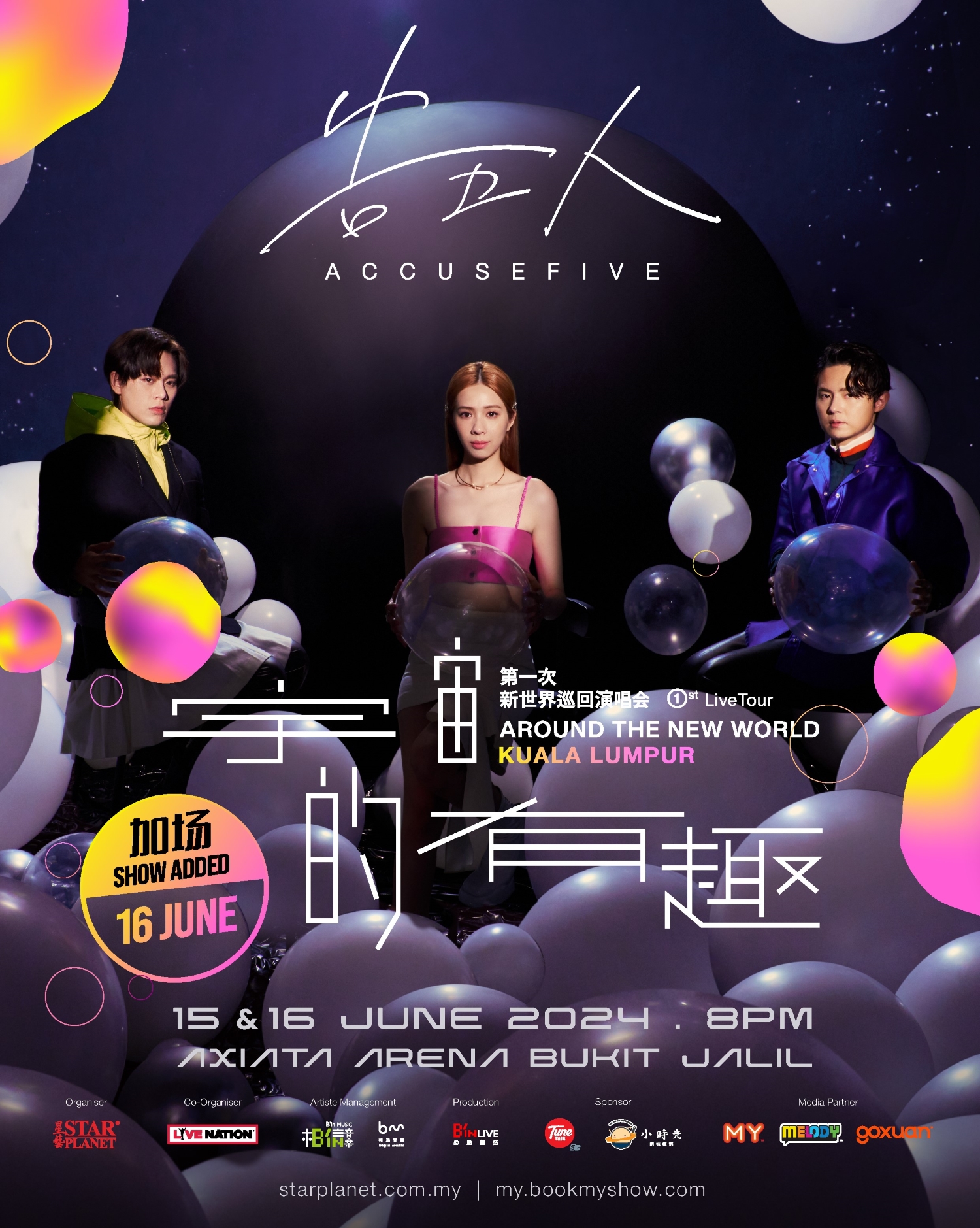 Accusefive Around The New World First Live Tour Kuala Lumpur