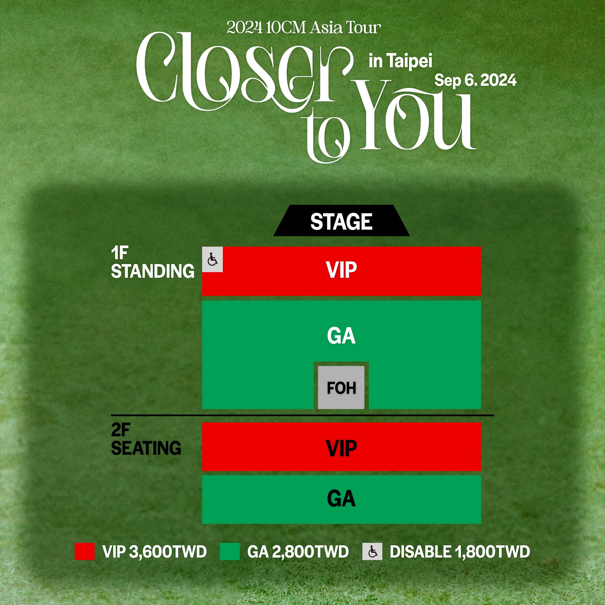 10CM演唱會2024台北站｜Asia Tour ｜Zepp New Taipei