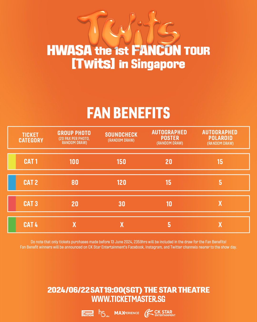 華莎演唱會2024新加坡站｜HWASA the 1st FANCON TOUR [Twits] in Singapore