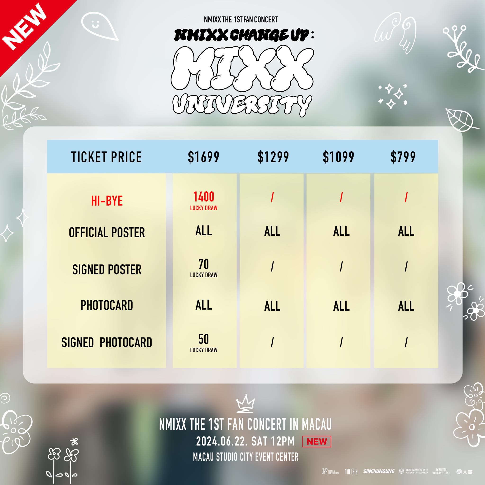 NMIXX粉丝演唱会2024澳门站（加开一场）｜NMIXX THE 1ST FAN CONCERT