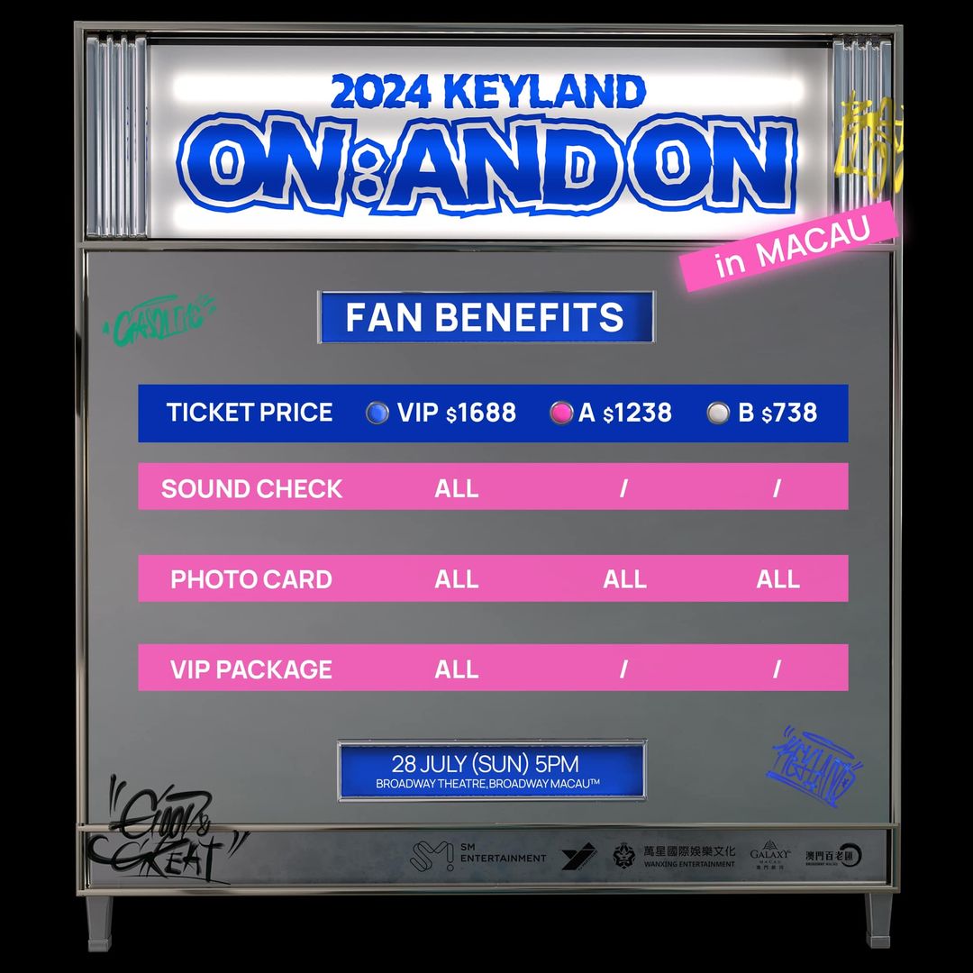 SHINee KEY演唱會2024澳門站｜2024 KEYLAND ON : AND ON IN MACAU
