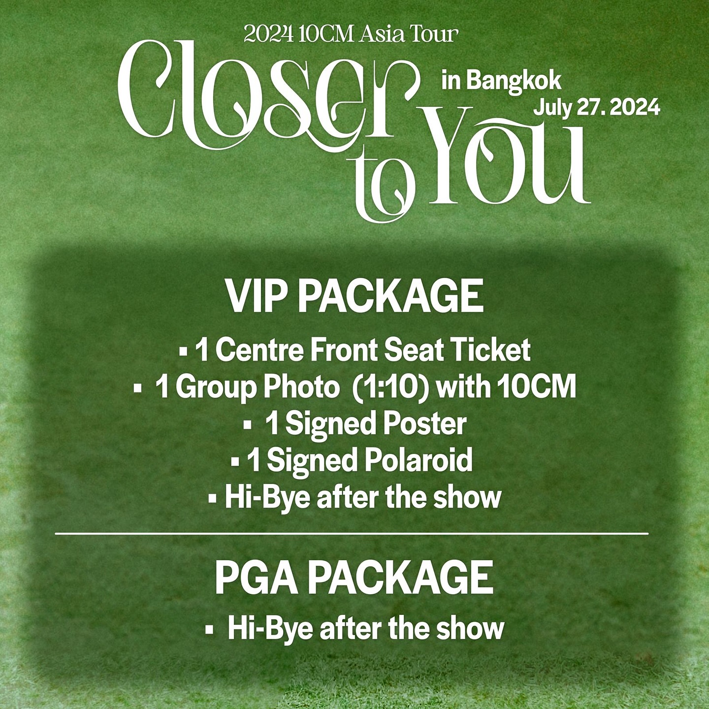 2024 10CM Asia Tour in Bangkok