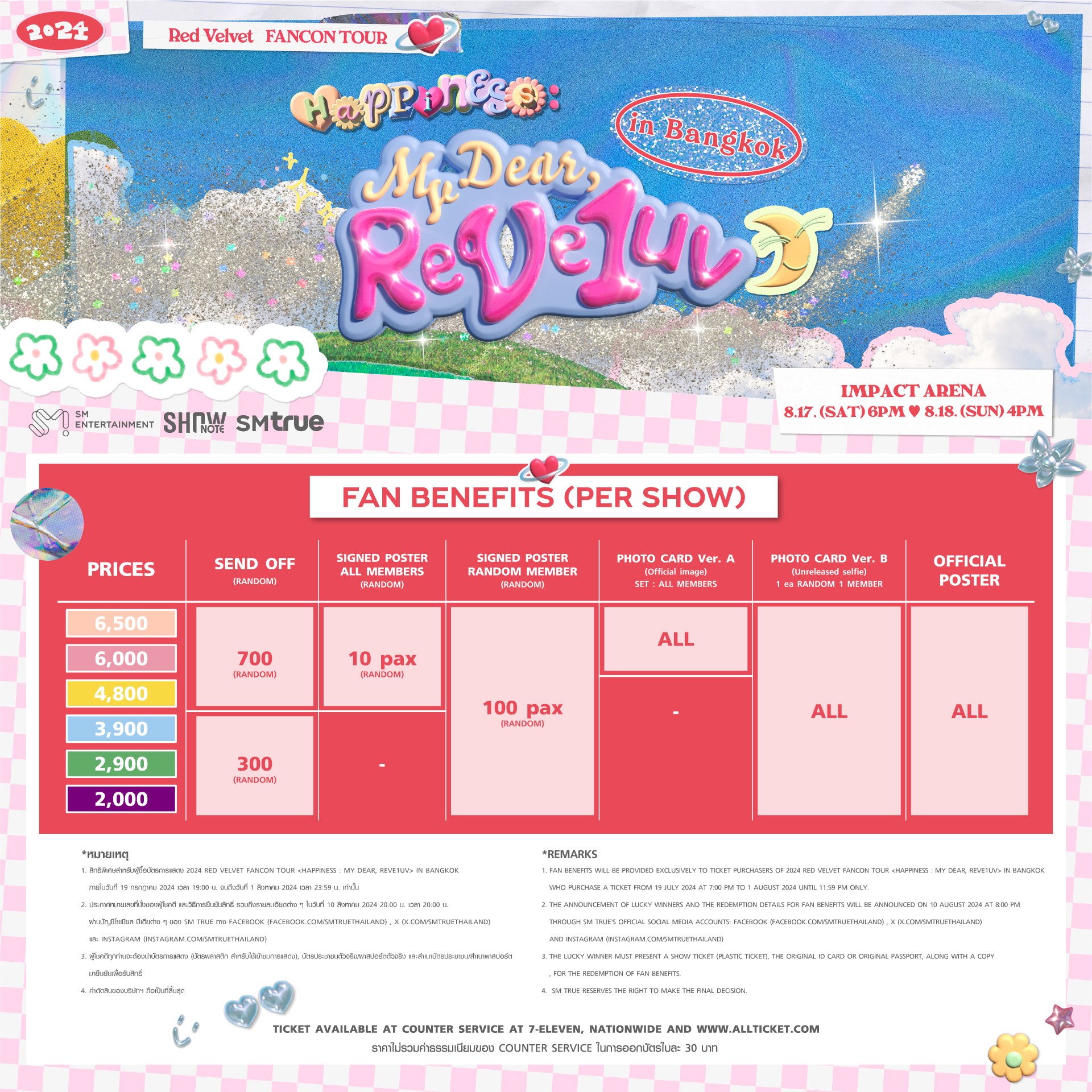 2024 Red Velvet FANCON TOUR in Bangkok