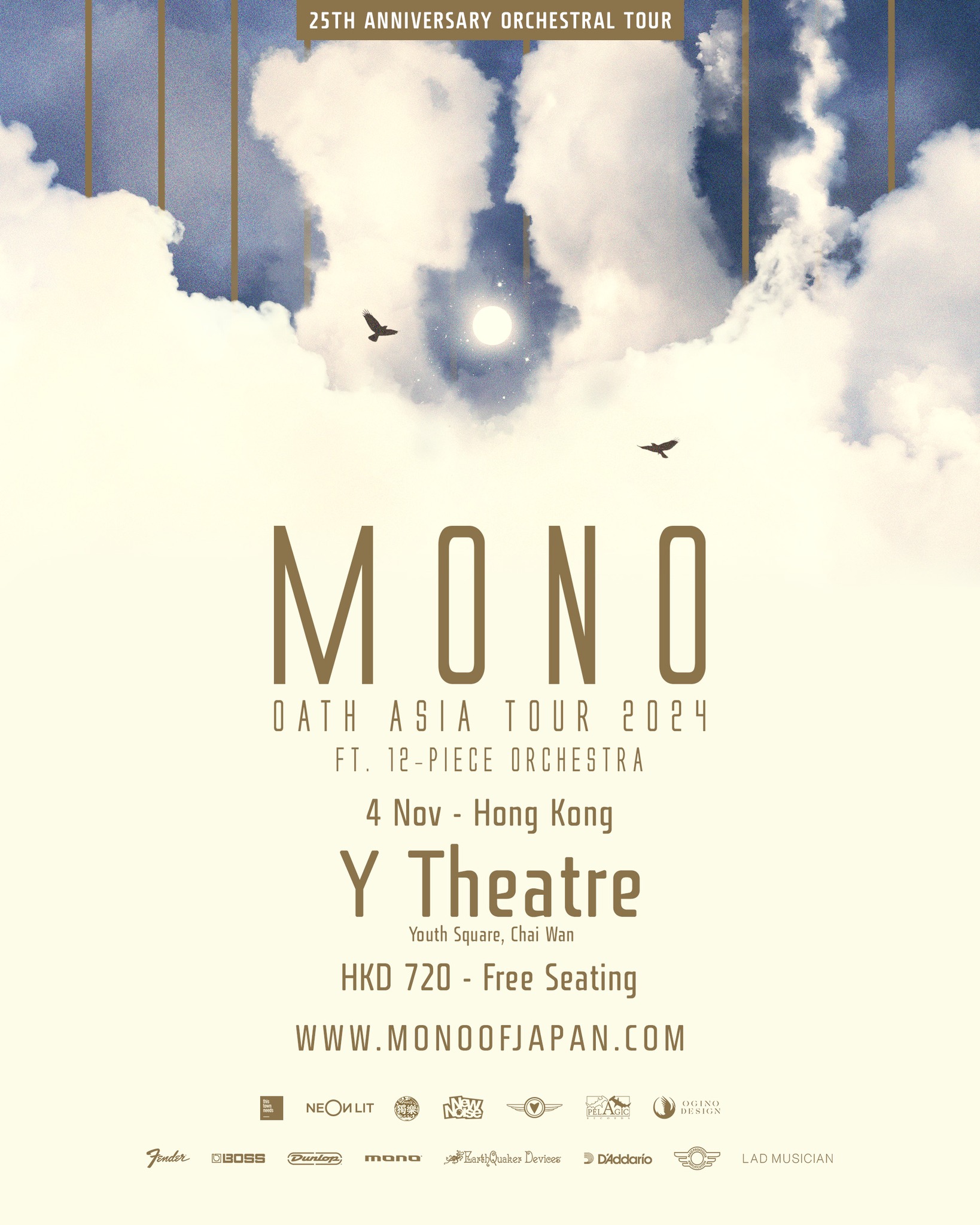 Mono巡演香港站2024｜MONO 25th Anniversary Tour 2024 in HONG KONG