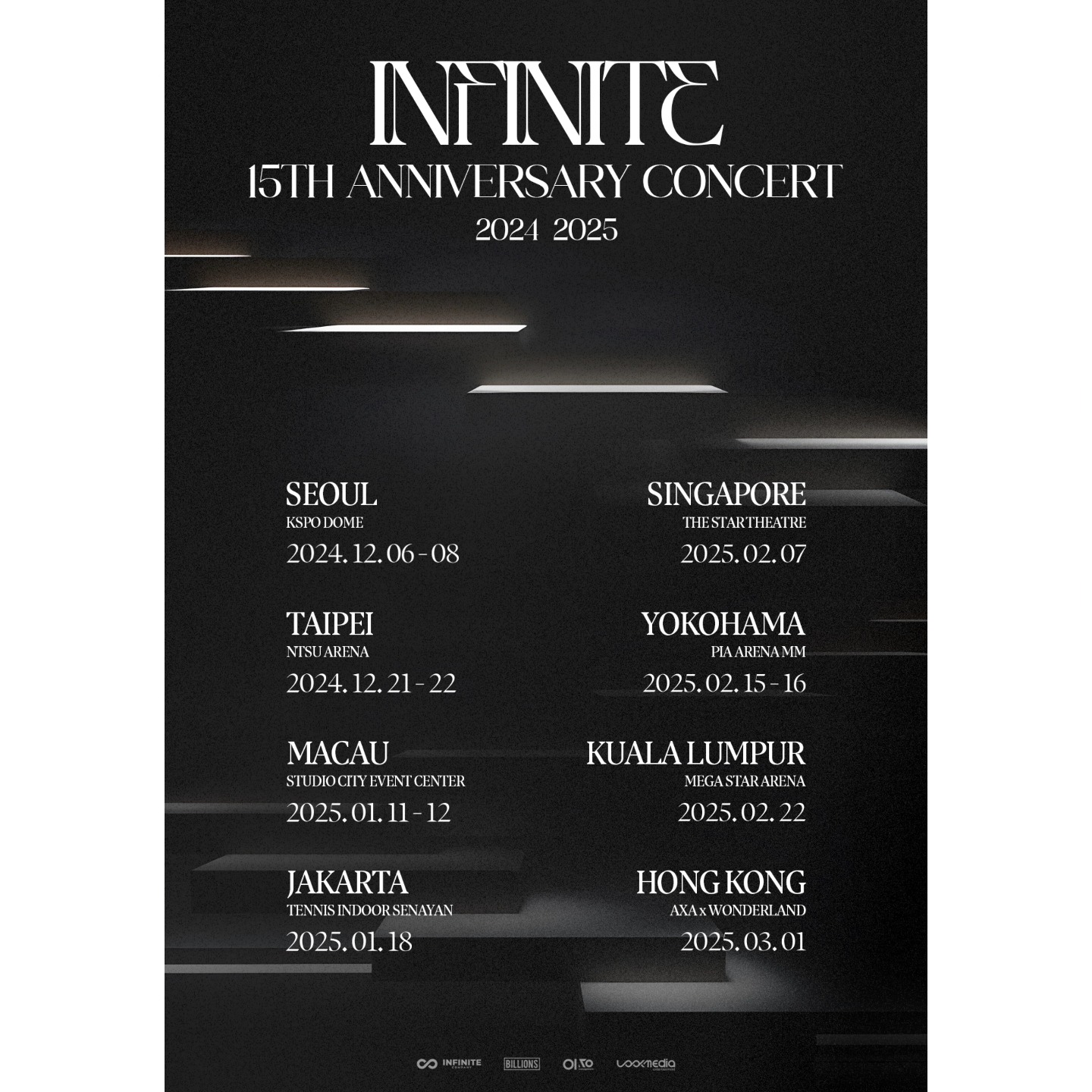 INFINITE 15周年演唱会2025新加坡站|INFINITE 15TH ANNIVERSARY CONCERT INFINITE 15周年演唱会2025新加坡站|INFINITE 15TH ANNIVERSARY CONCERT