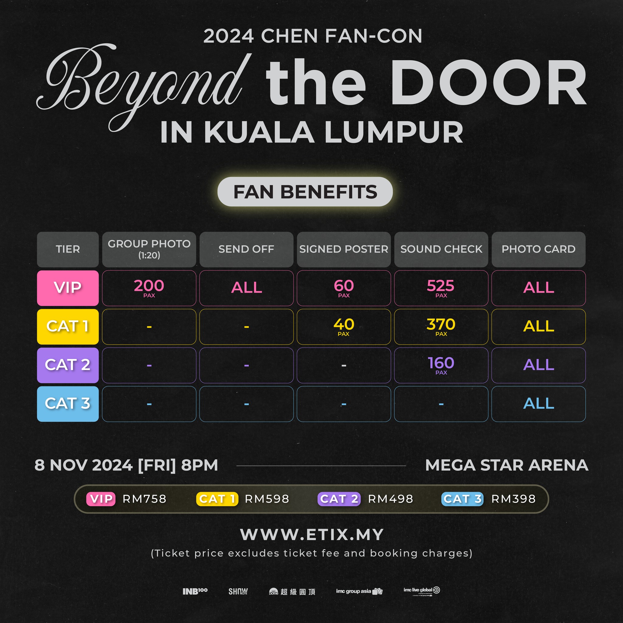 EXO-CHEN Concert 2024 | 2024 CHEN FAN-CON IN KUALA LUMPUR