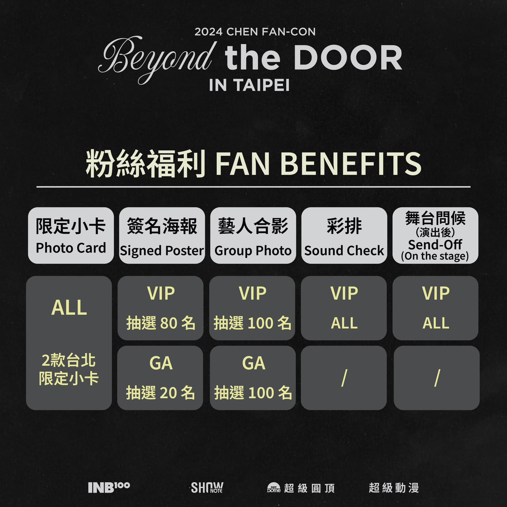 EXO CHEN演唱會2024台北站｜CHEN FAN-CON Beyond the DOOR｜Legacy Tera