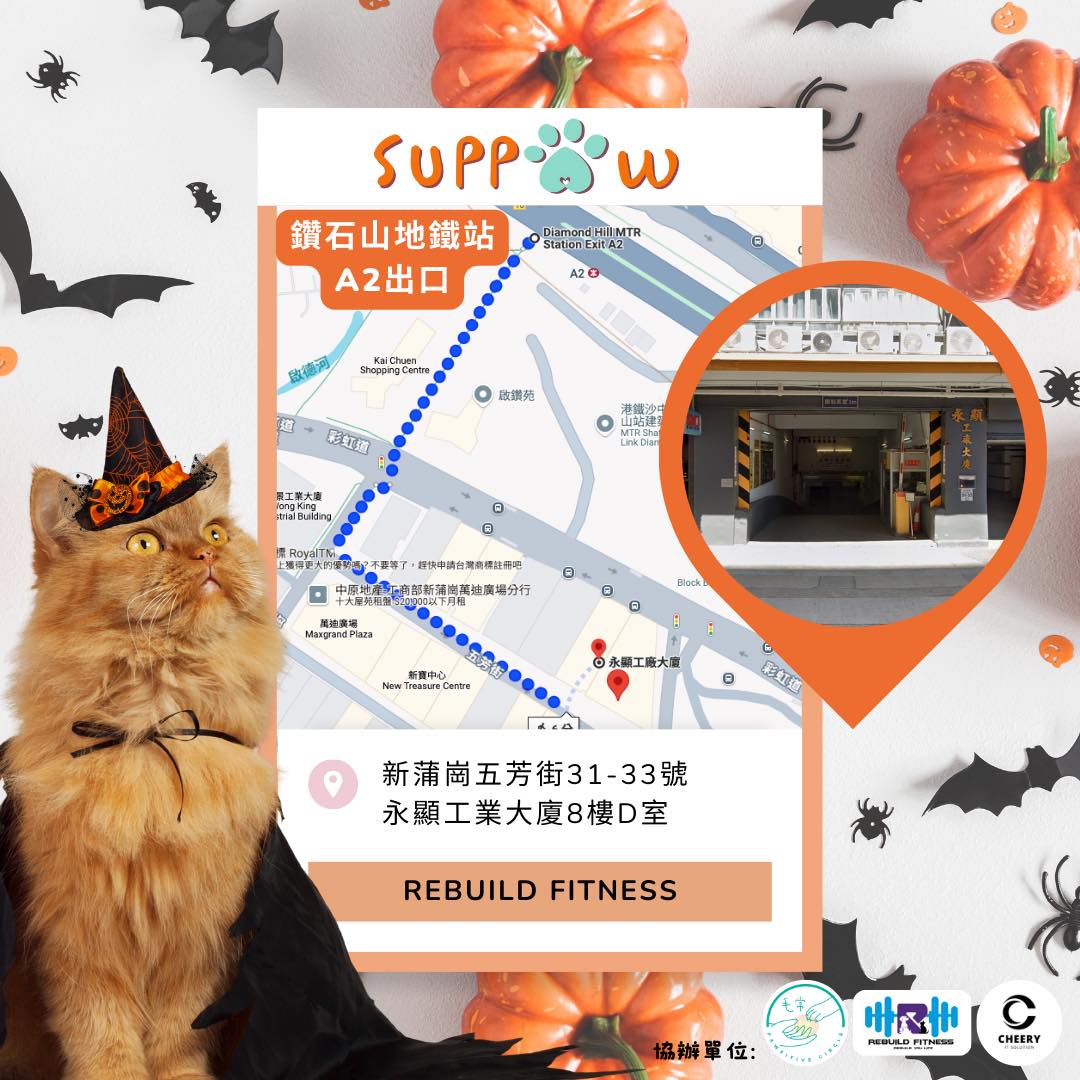 Suppaw Halloween 寵物領養日｜主題市集｜萬聖節2024