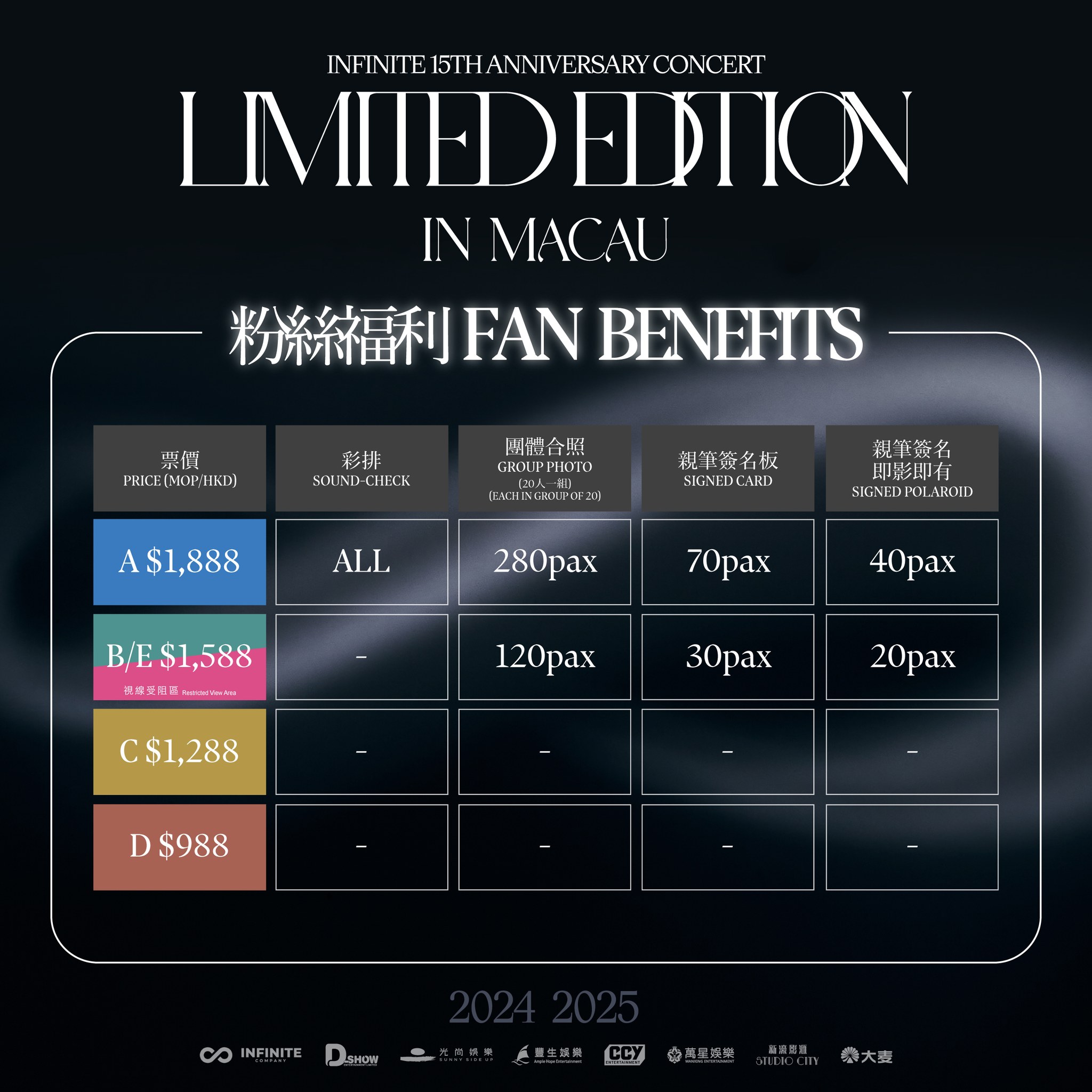 2025 INFINITE 15TH ANNIVERSARY CONCERT IN MACAU 2025 INFINITE 15TH ANNIVERSARY CONCERT IN MACAU