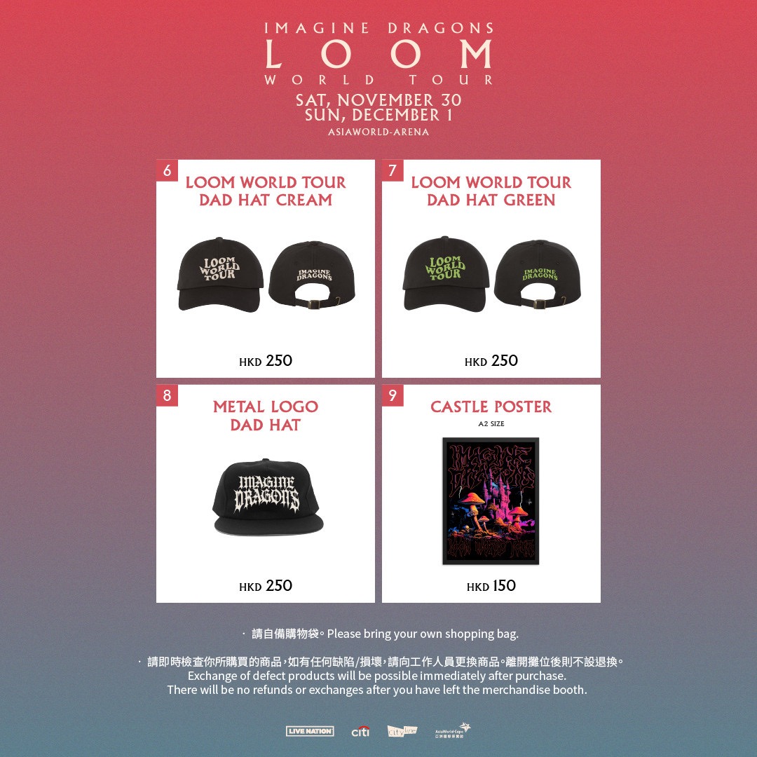 Imagine Dragons Concert 2024 Hong Kong｜AsiaWorld-Arena