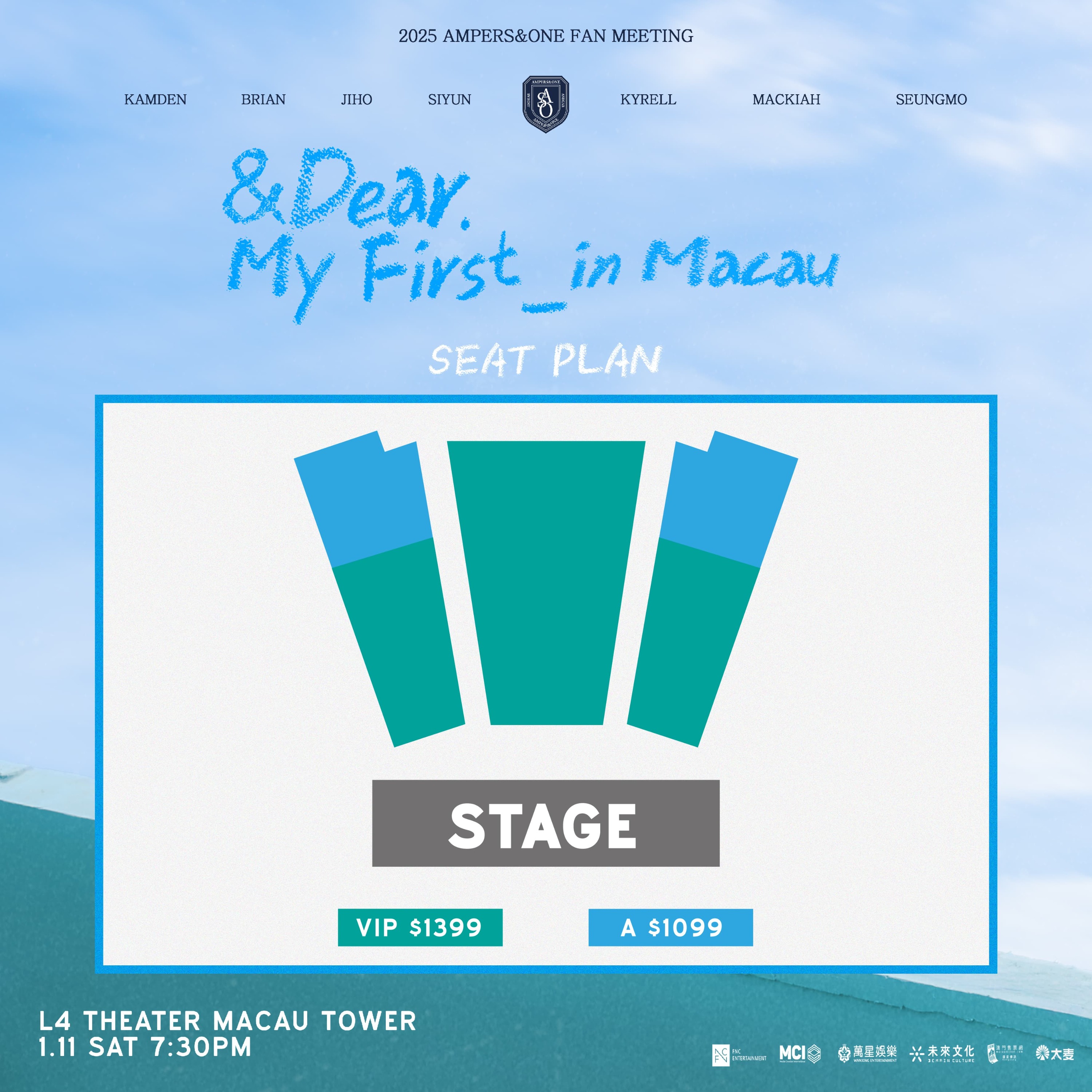 2025 AMPERS&ONE FAN MEETING '&Dear. My First _' in Macau - Klook Malaysia