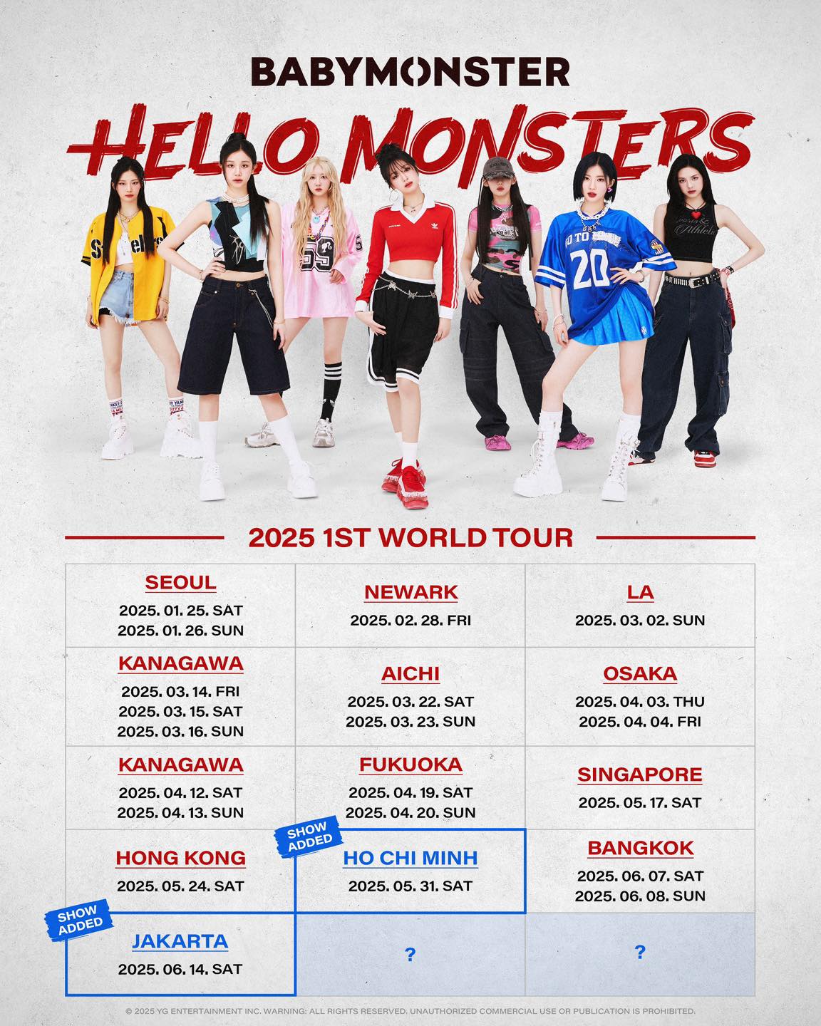 2025 BABYMONSTER 1st WORLD TOUR IN VIETNAM