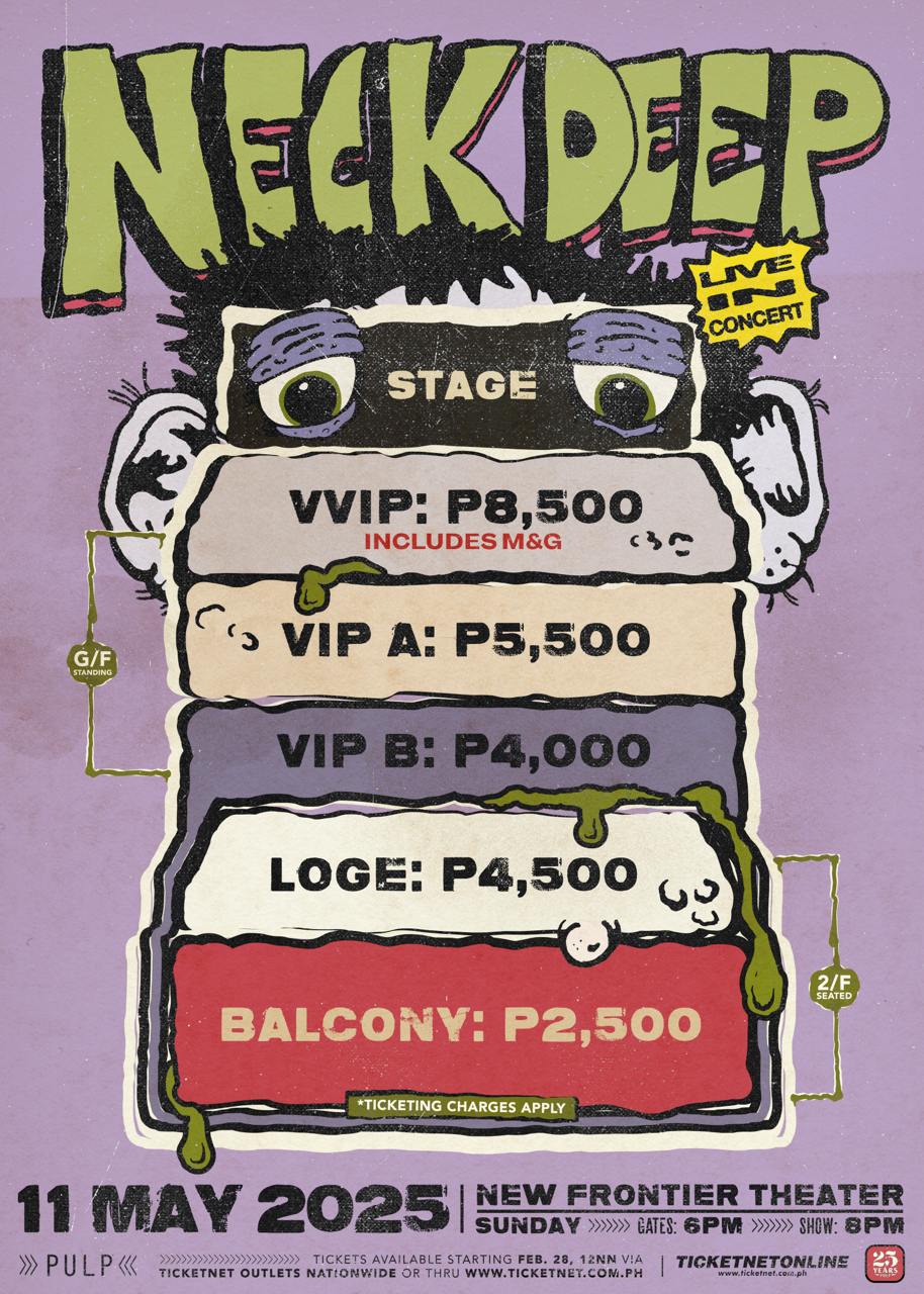 Neck Deep Manila Concert 2025 | NECK DEEP LIVE IN MANILA