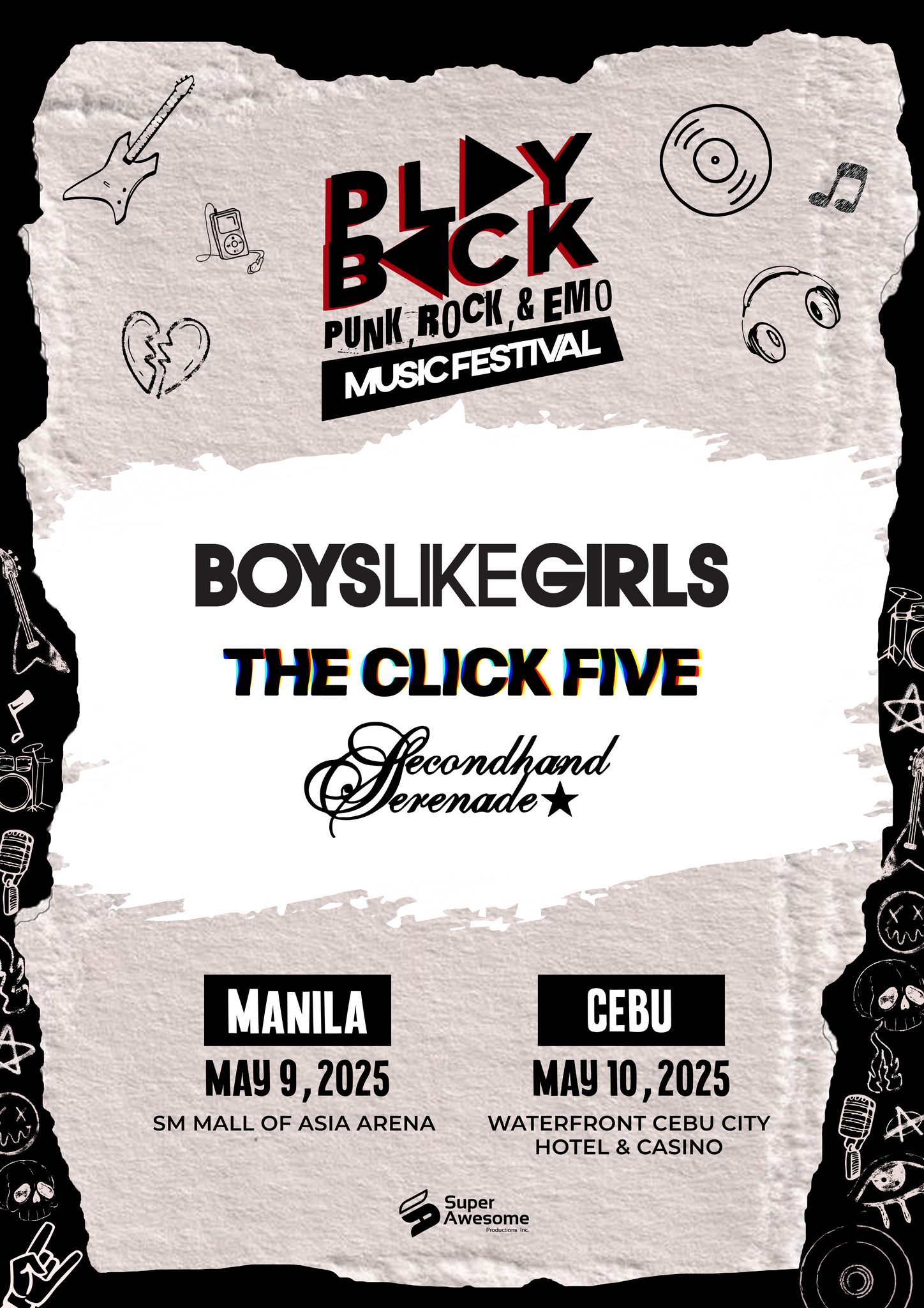 PLAYBACK PUNK ROCK AND EMO MUSIC FESTIVAL - MANILA