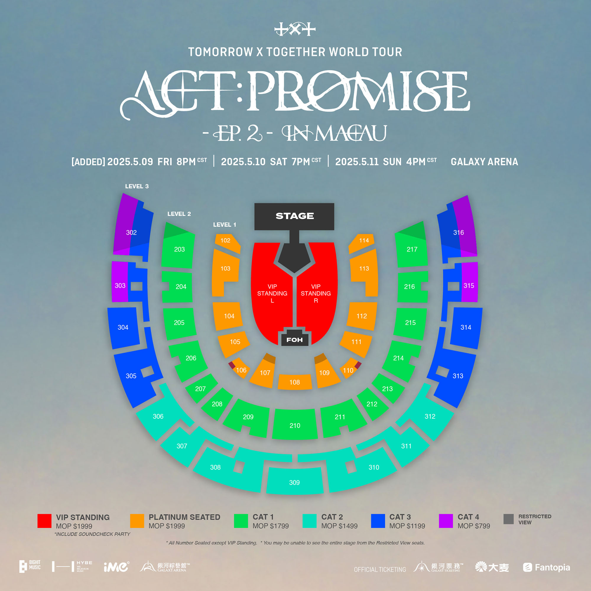 TXT Concert 2025 Macau｜TOMORROW X TOGETHER WORLD TOUR EP. 2