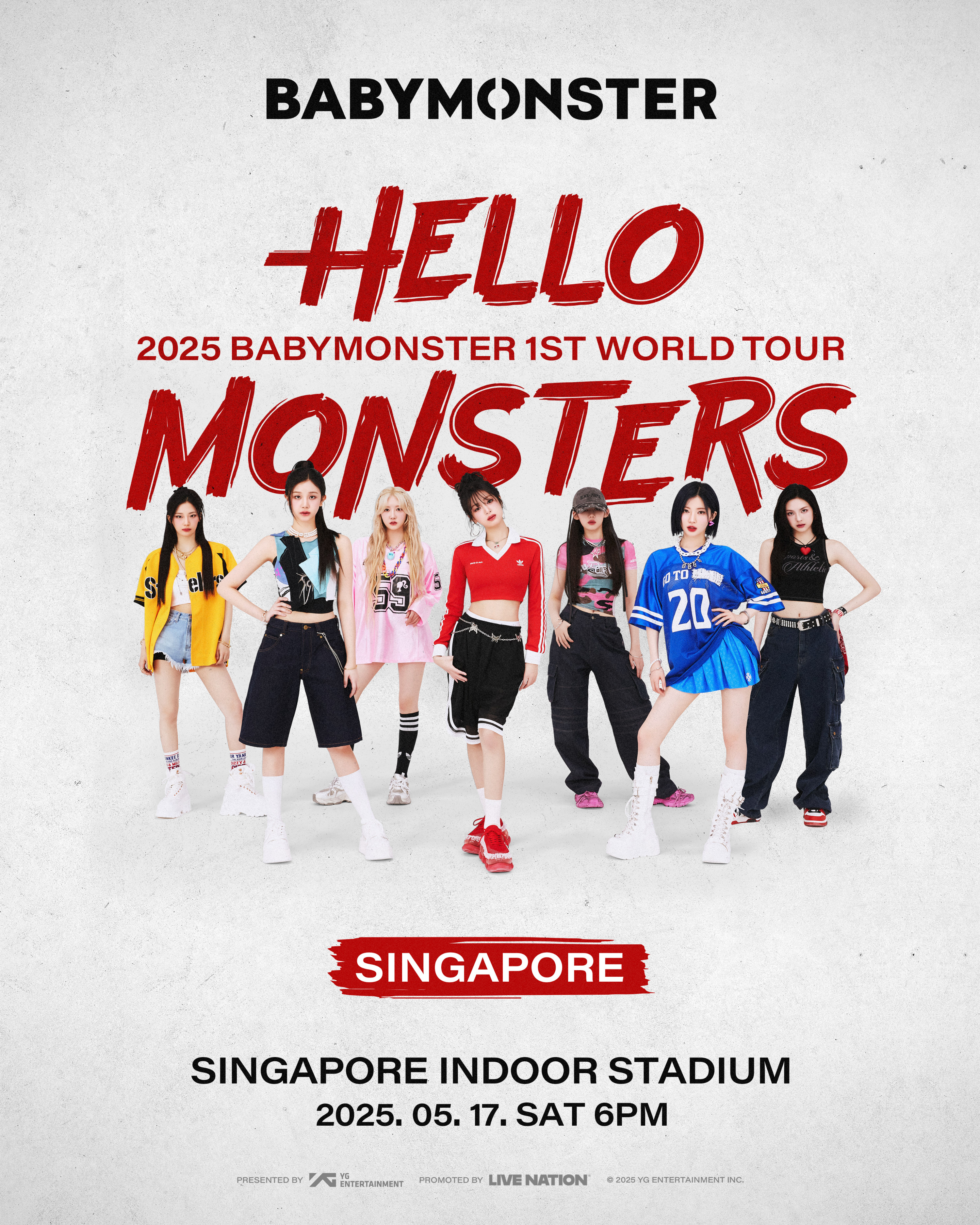 BABYMONSTER Singapore Concert 2025｜Singapore Indoor Stadium