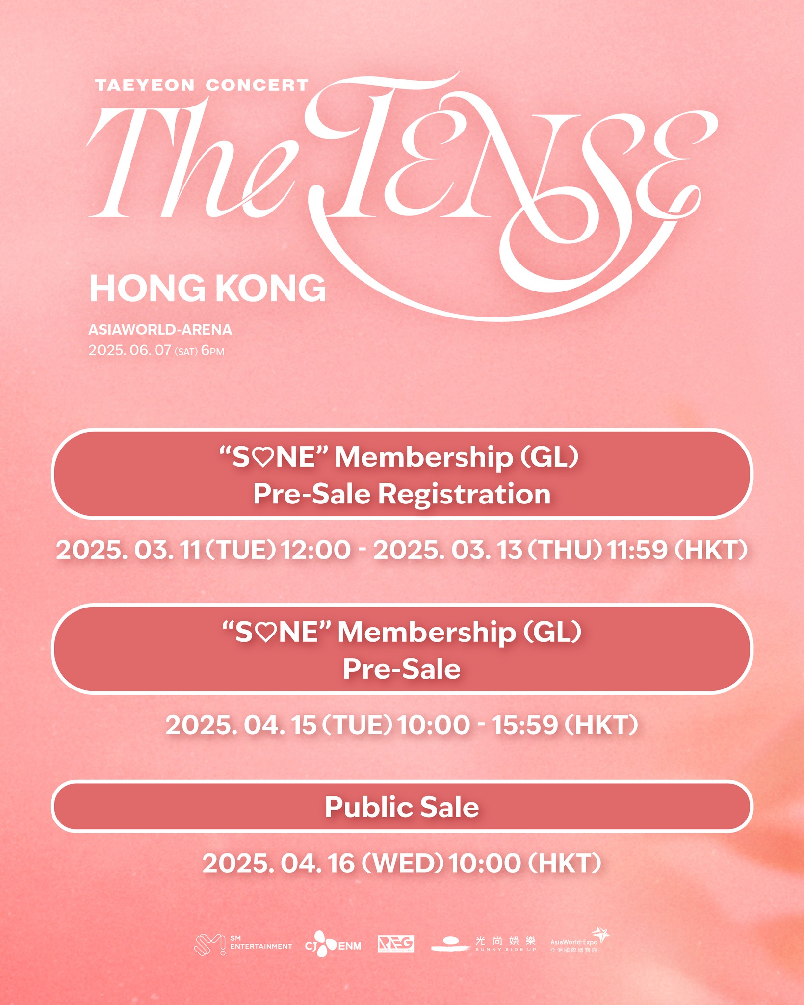 Taeyeon Concert 2025 Hong Kong｜AsiaWorld-Expo