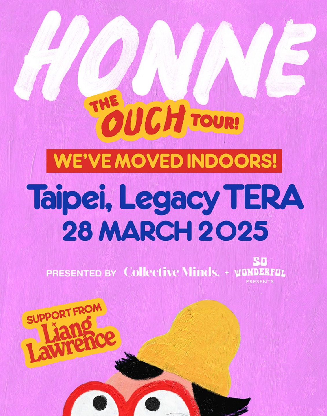 HONNE台北演唱會2025｜HONNE《The OUCH Tour》 - Taipei｜台北流行音樂中心 Legacy TERA