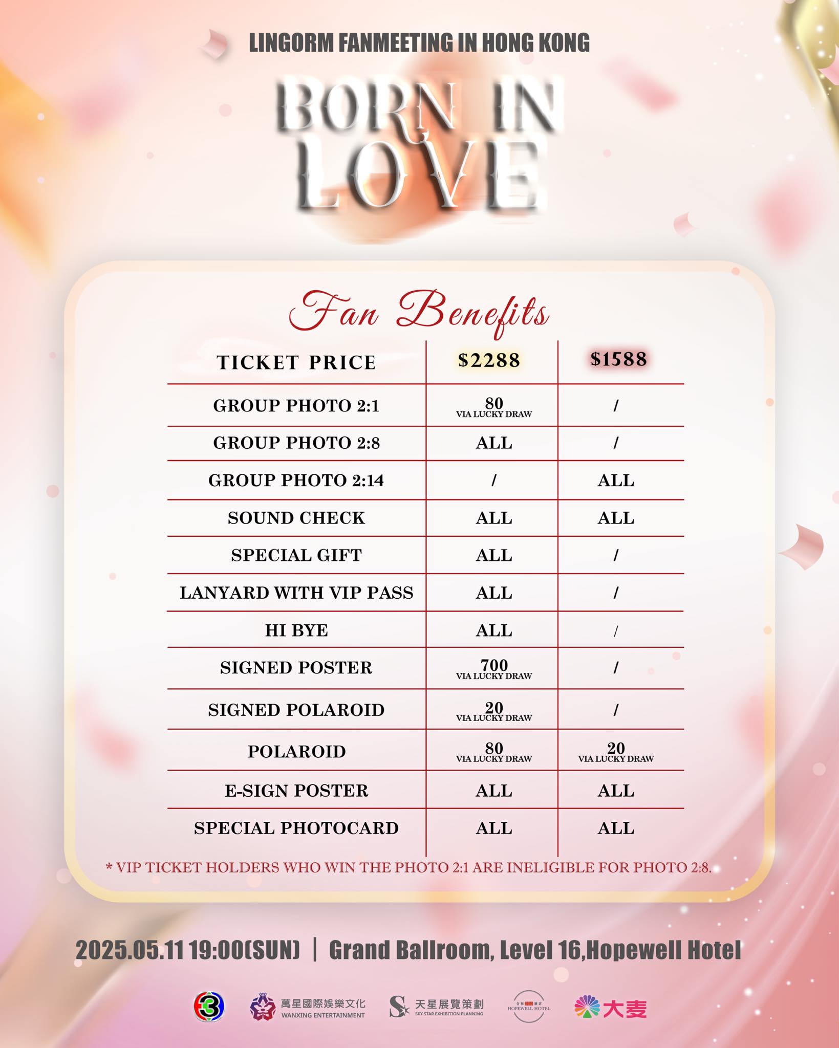 LingOrm香港粉絲見面會2025｜BORN IN LOVE: LINGORM FANMEETING