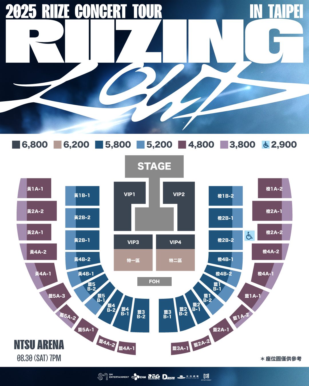 RIIZE演唱會2025台北站｜2025 RIIZE CONCERT TOUR [RIIZING LOUD]