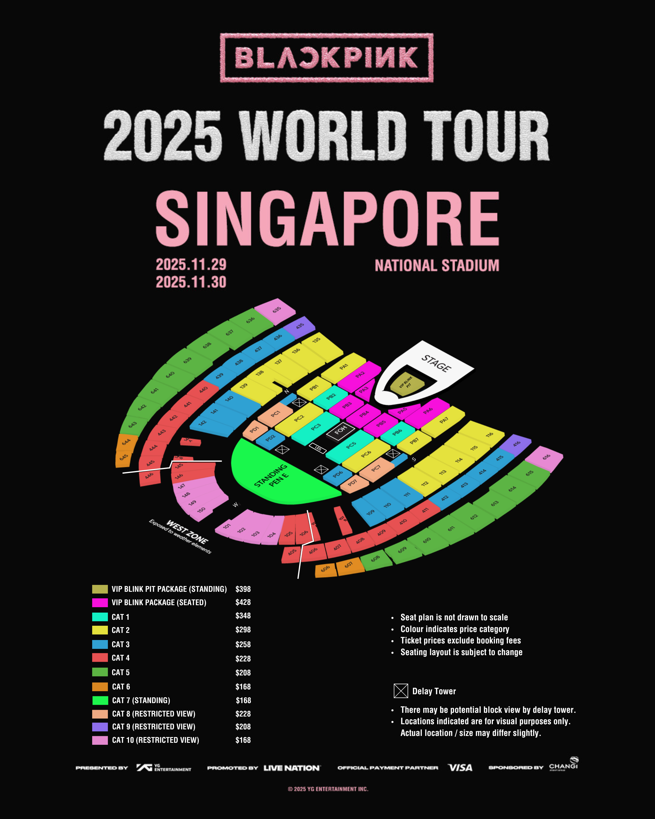 BLACKPINK WORLD TOUR IN SINGAPORE 2025