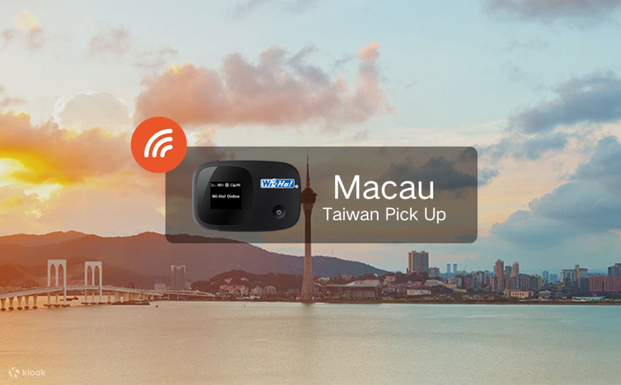 3G WiFi (TPE/TSE/KHH Pick Up) for Macau - Klook