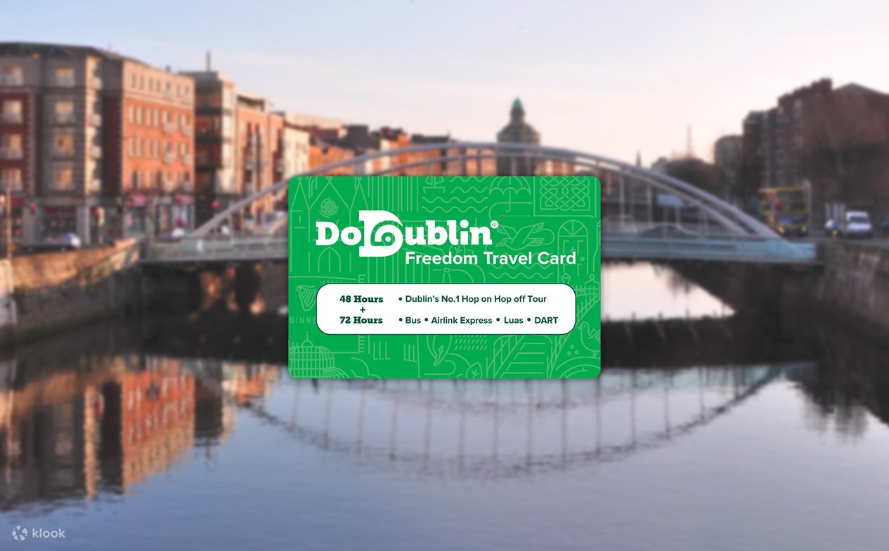 DoDublin Freedom Card - Dublin Sightseeing & Public Transport - Klook ...